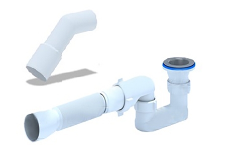 Dushialuse sifoon 1 1/2"x50mm valge E015 - Sifoonid - Kanalisatsioon ...