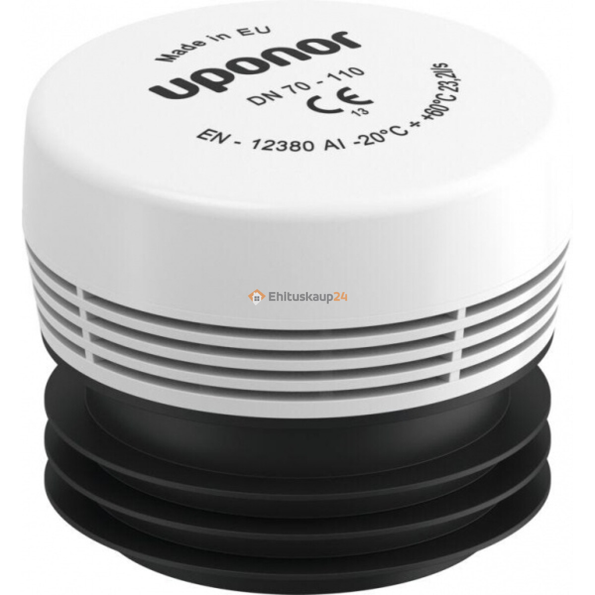 Vaakumklapp 75-110mm. HypAir (Uponor 1134571) - Trapid - Kanalisatsioon - VESI, KÜTE, VENTILATSIOON